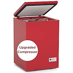 Northair Low temperature Chest Freezer - 3.5 Cu Ft with 2 Removable Baskets - Reach In Freezer Chest - 14℉ to -40℉