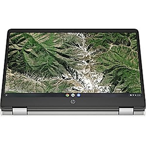 HP Chromebook x360 14A-CA0042CL 14" Touchscreen Intel Celeron N4020, Intel UHD Graphics 600, 4GB LPDDR4 RAM, 64GB eMMC, Chrome OS, Mineral Silver (Renewed)
