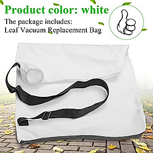 530095564 Blower Leaf Vacuum Bag - for Husqvarna Craftsman Poulan Pro Poulan Weed Eater Roper Sears Rally EHP & Yard Pro 530095599 Leaf Vacuum Bags Bottom Zippered Design- 2 Pack