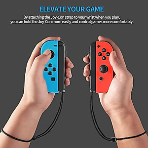 Wrist Strap for Joycon Controller - 4 Pack Lanyard Replacement Parts Accessories for Switch Joy Con Controller