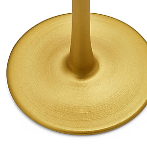 Spode Creatures of Curiosity Collection Gold Stem Wine Glasses Set of 2, Long Stem Rosé, Red and White Wine Glass, 12-Ounce Cup, Glass Stemware with Gift Box