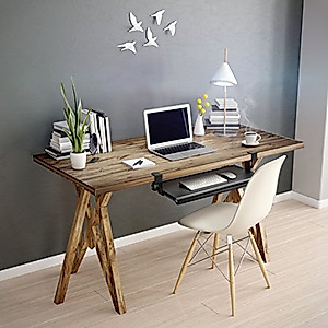 Mobotron Under-Desk Keyboard Clamp Tray Electronic Device Platform