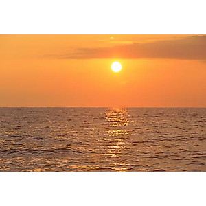 Posterazzi PDDUS12SWR0180 Reflections and Ripples on Ocean Water, Hulopo'e Bay, Lanai, Hawaii Photo Print, 18 x 24, Multi