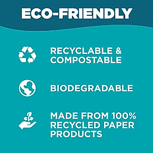 LumaKa Pets Disposable Litter Box: 5-Pack/Large - Disposable Litter Box for Cats, Rabbits, Guinea Pigs, or Travel - Extra Thick, Very Sturdy, Odor & Leak Resistant & Biodegradable