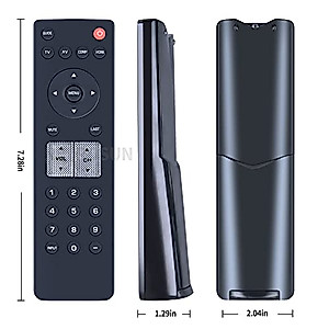 VR2 Replacement Remote Control for VIZIO TV VL260M VL320M VO320E VO320EM VL370M VO370M VO370MC VO400E VO420E VO420EM VP322 VP422 VW46LF