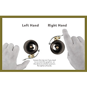 Crane Bike Bell, Brass, Suzu Bicycle Bell, Made in Japan for City Bikes, Cruisers, Road Bikes or MTB, Fits Bars diameters 22.2 to 26.0mm