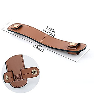 Genuine Leather Crossbody Replacement Adjustable Shoulder Straps for Boston,Bucket,Mini tote,purses,handbags…