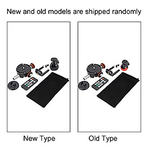 Camera Video Track Dolly, Electric Slider Photography Car L8X with Wireless Remote Control a Small Camera Mount Adjustable 2 Wheels for Action Cameras for Phone