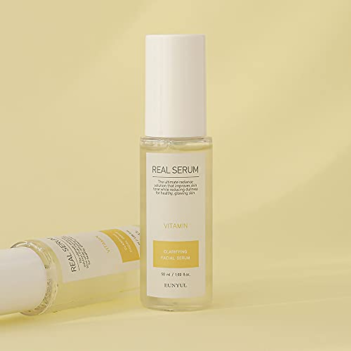 EUNYUL Real Serum Vitamin 1.69 fl. Oz. Korean Skincare Cosmetics Ampoule Vitality & Brightening for Dry Skin, Sensitive Skin, Oily Skin, Complex skin