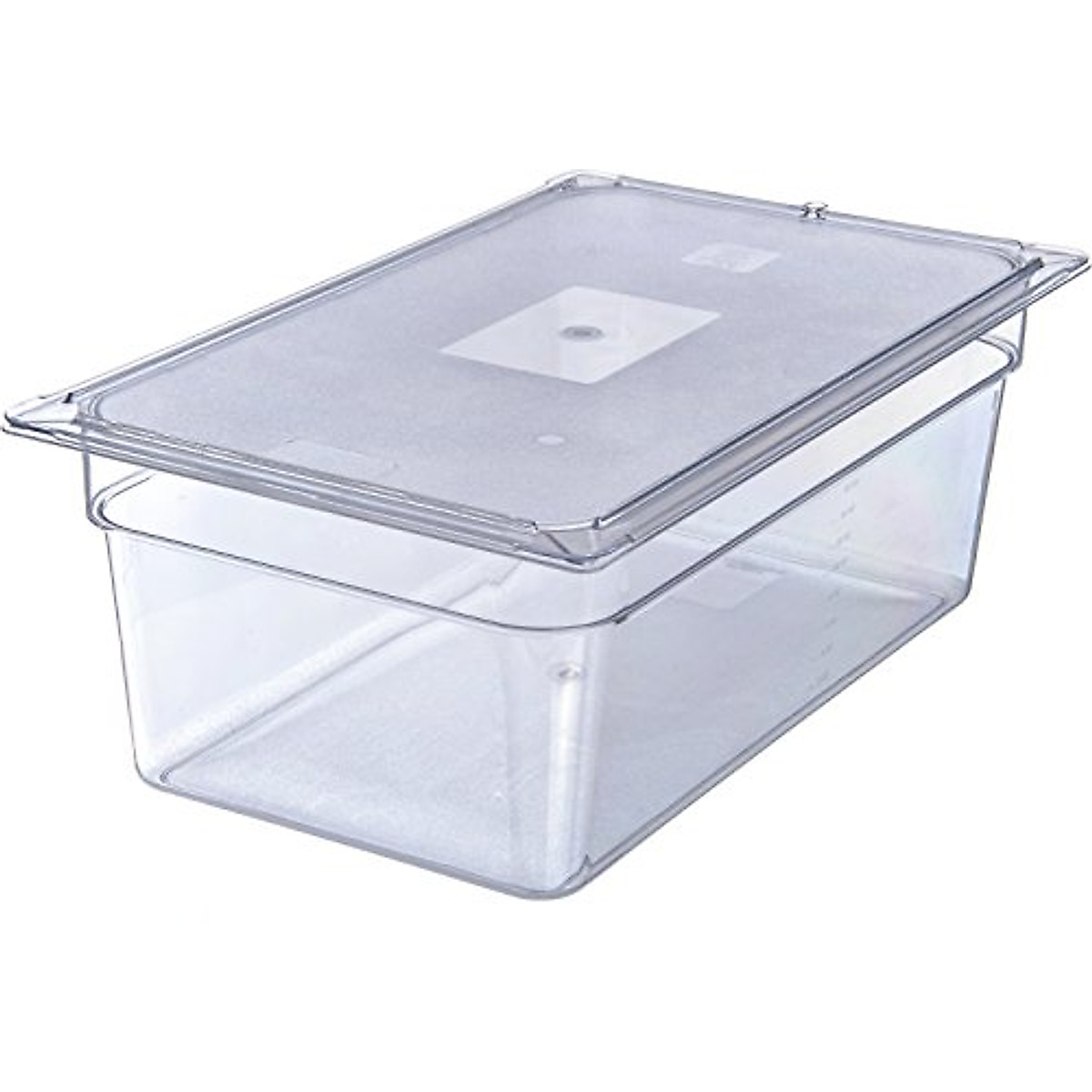 Carlisle FoodService Products 10216U07 StorPlus Full Size Polycarbonate Universal Flat Surface Food Pan Lid, Clear