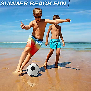 Anzmtosn Mini Soft Toddler Soccer Ball, 3 Pack 6" Little Soccer Balls for Toddlers & Babies, Baby Soccer Balls Pair Bulk Perfectly with Toddler Soccer Goal Toys, Beach Balls, Pool Balls with Air Pump