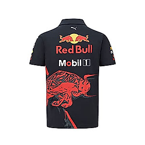 Red Bull Puma Racing - Official Formula 1 Merchandise - 2022 Team Polo - Men - Navy - XXL