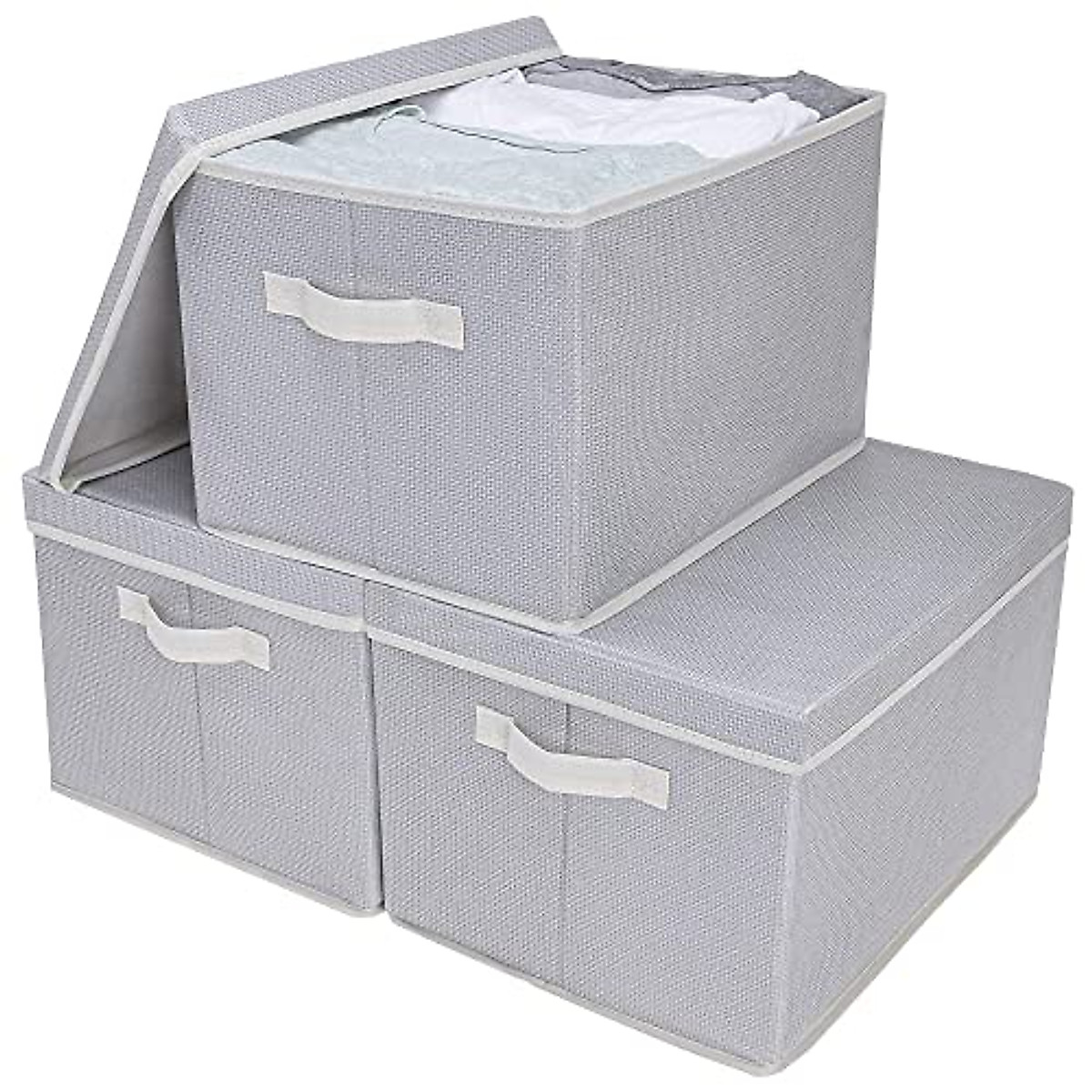 GRANNY SAYS Bundle of 3-Pack Trapezoid Storage Bins & 3-Pack Rectangle Storage Bins