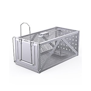 BAOYER Humane Mouse Traps Reusable Catch and Release Live Mouse，Metal Rat Trap That Work，Catch Moles, Voles, Chipmunks