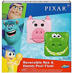 SwimWays Disney Pixar Inflatable Floating Pool Drink Holders, Toy Story Alien Mash-Up (6 Pack)