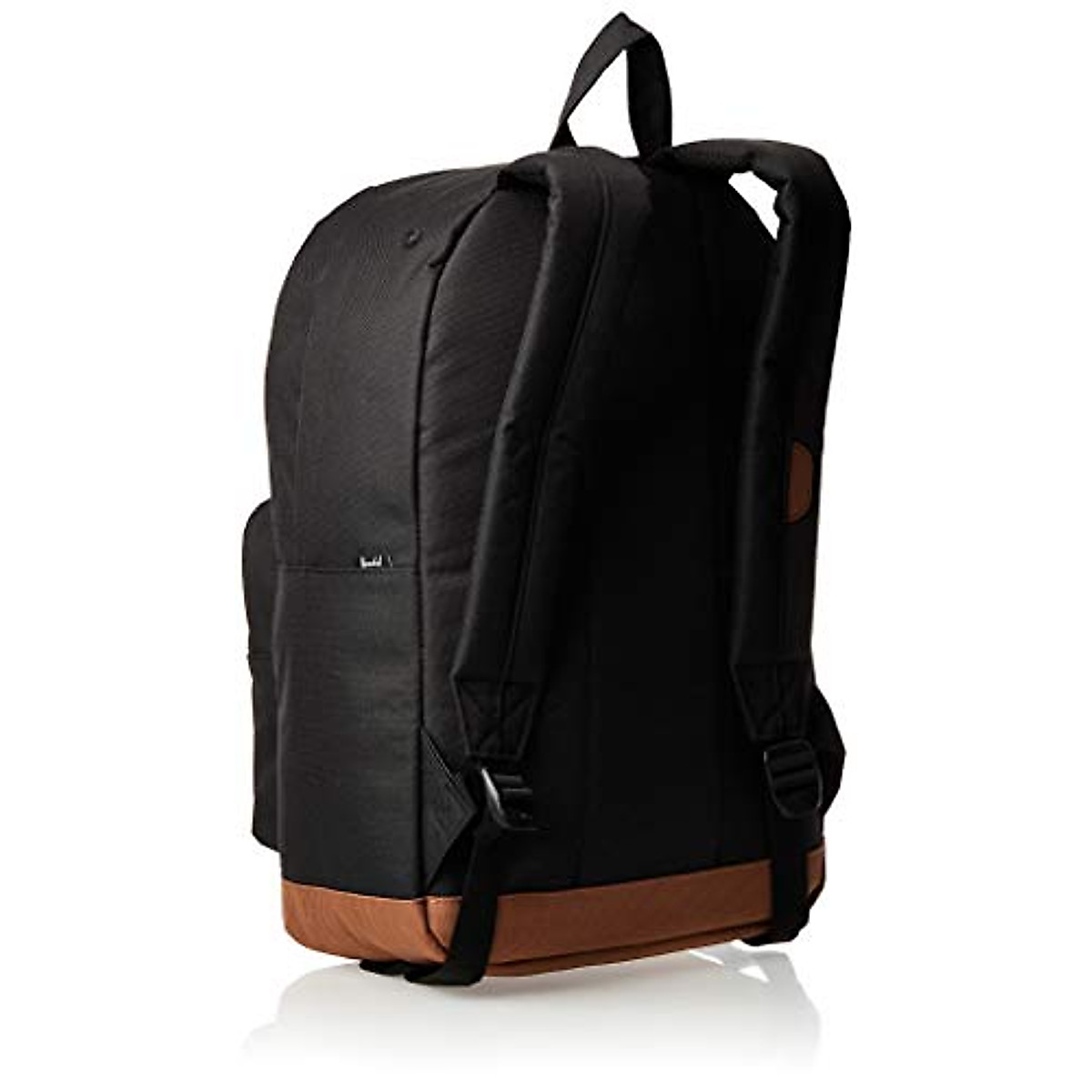 Herschel Pop Quiz Backpack, Black/Saddle Brown, Classic 22L