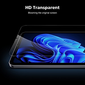 doeboe Screen Protector for iPad Mini 6 (8.3 inch, 2021), 2 Packs Tempered Glass 9H Hardness Protector for New iPad Mini 6th Generation, with Auto Exhaust Function, Bubble Free, Anti Scratch