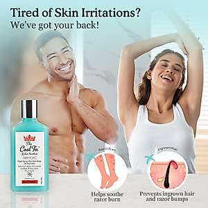 Shaveworks The Cool Fix Aftershave for Women: Pubic Hair Removal, Razor Bumps, Razor Burns, Ingrown Hair Treatment – After Shaving Post Waxing Bikini Area Moisturizing Skin Care Gel 5.3 Fl Oz