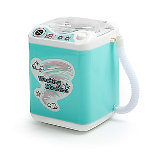 DOTSOG Mini Electric Makeup Brush Cleaner Makeup Sponge Washing Machine Dollhouse Toy Cosmetic Brush Powder Puff Washer Beauty Cleaning makeup Tool