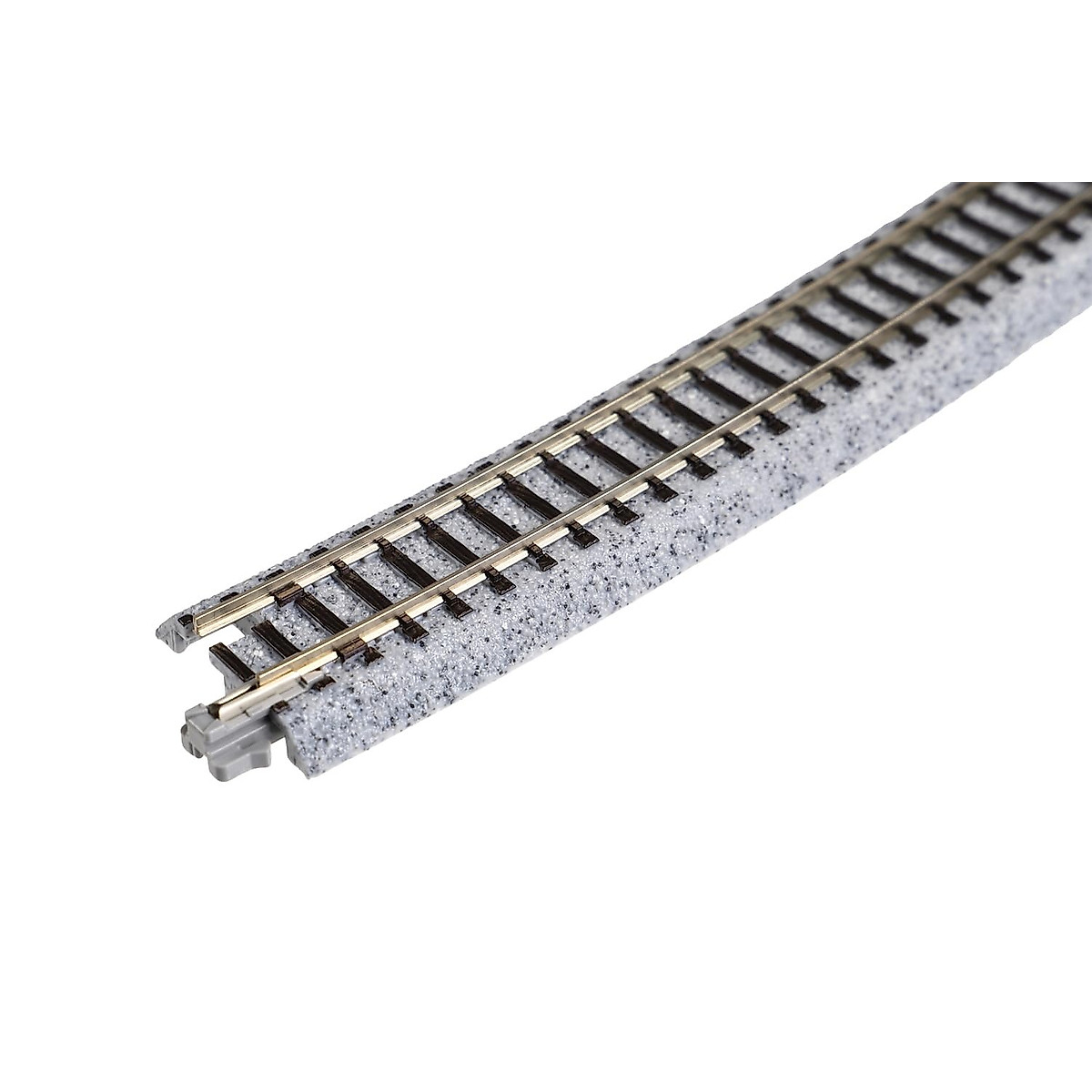 Kato USA Model Train Products Unitrack, 718mm (28 1/4") Radius 15-Degree Curve Track (4-Piece)