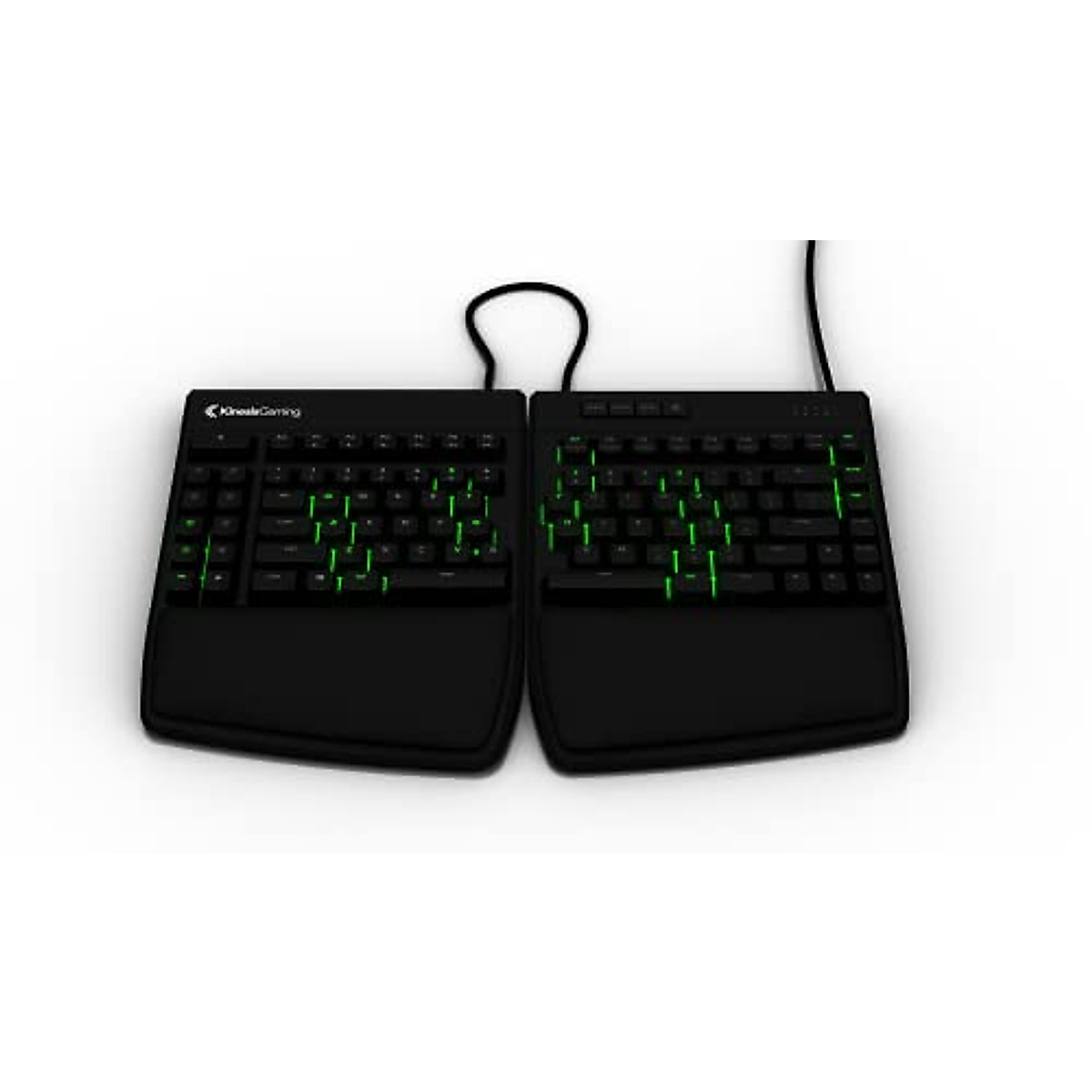 KINESIS USB GAMING Freestyle Edge RGB Split Mechanical Keyboard (MX Blue)