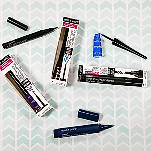 Wet n Wild Megaliner Liquid Eyeliner 871a Black, 0.12 Ounce 146781 (Pack of 1)