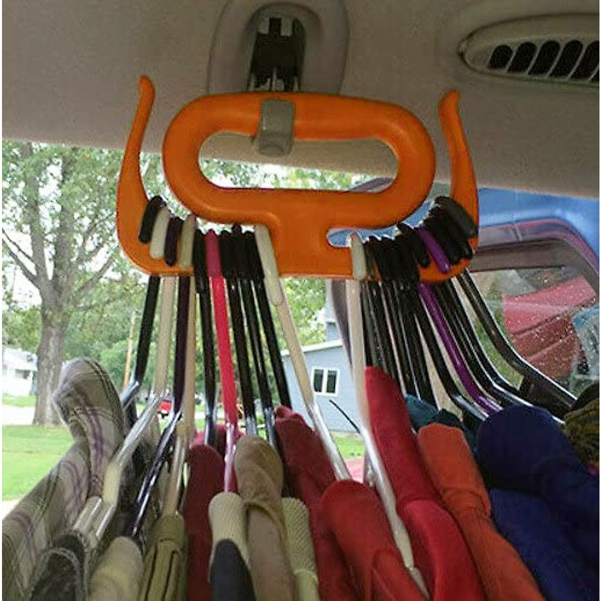 MAMMOTH GRIP Dry Cleaning Laundry Carrier (2-pack) Multi Purpose Handle/Holder Grocery Bags Shopping Bags Paint Cans 5-Gallon buckets Propane Tanks Durable Heavy Duty 100lbs per Grip - Made in the USA