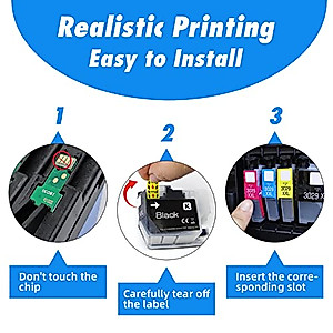 BJ-INK Replacement for Brother LC3029 LC3029 XXL MFC J5830DW Ink Cartridges for Brother MFC-J5830DW MFC-J6535DW MFC-J6935DW MFC-J5830DW XL MFC-J6535DW XL Printer