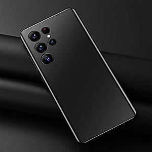 ASHATA S22 Ultra Unlocked Smartphone, 4G 5G Unlocked Cell Phone, 6.6 Inch HD Screen Dual SIM Face Recognition Smartphone, Dura HD Camera 48MP 72MP(Black US)