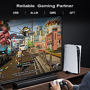 BRIDGEE HDMI 2.1 Cable [Certified] 6.54ft, 48Gbps Ultra High Speed Fiber Optic HDMI Cable(8K@60Hz,4K@120Hz), Support eARC,HDCP 2.3,Dolby Atoms,Compatible with PS5,Blu-ray Player,8K TVs