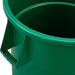 Global Industrial 55 Gallon Garbage Can, Green