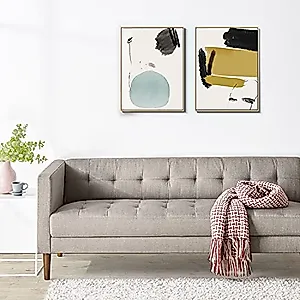 ZINUS Pascal Sofa Couch / Tool-Free, Easy Assembly, Oatmeal