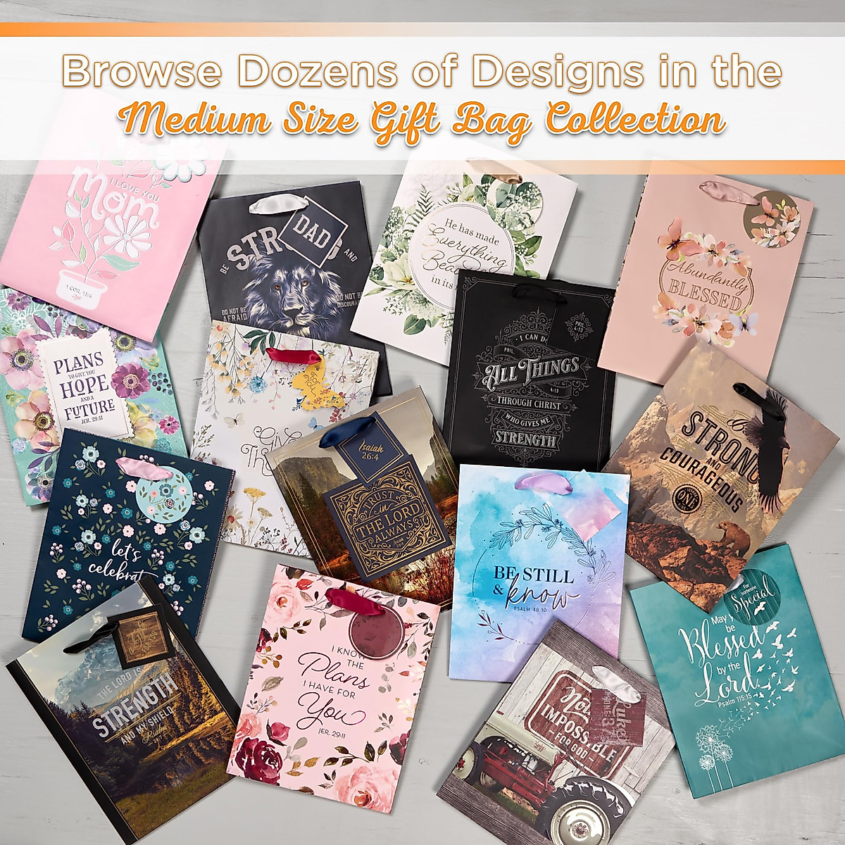 Christian Art Gifts Gift Bag/Tissue Paper Set For Moms I Love That You're My Mom, Pink, Medium