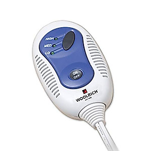 Woolrich Heated Plush to Berber Electric Blanket Throw Ultra Soft Knitted , Super Warm and Snuggly Cozy with Auto Shut Off and Multi Heat Level Setting Controllers, Throw: 60x70", Sapphire