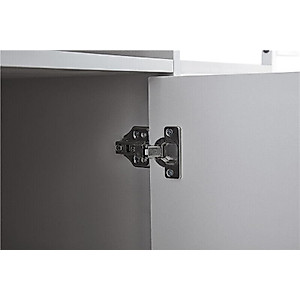 JouZYA Kitchen Island Rolling Storage Cabinet Cart w/Wheels, Drawers, Rack White-Black