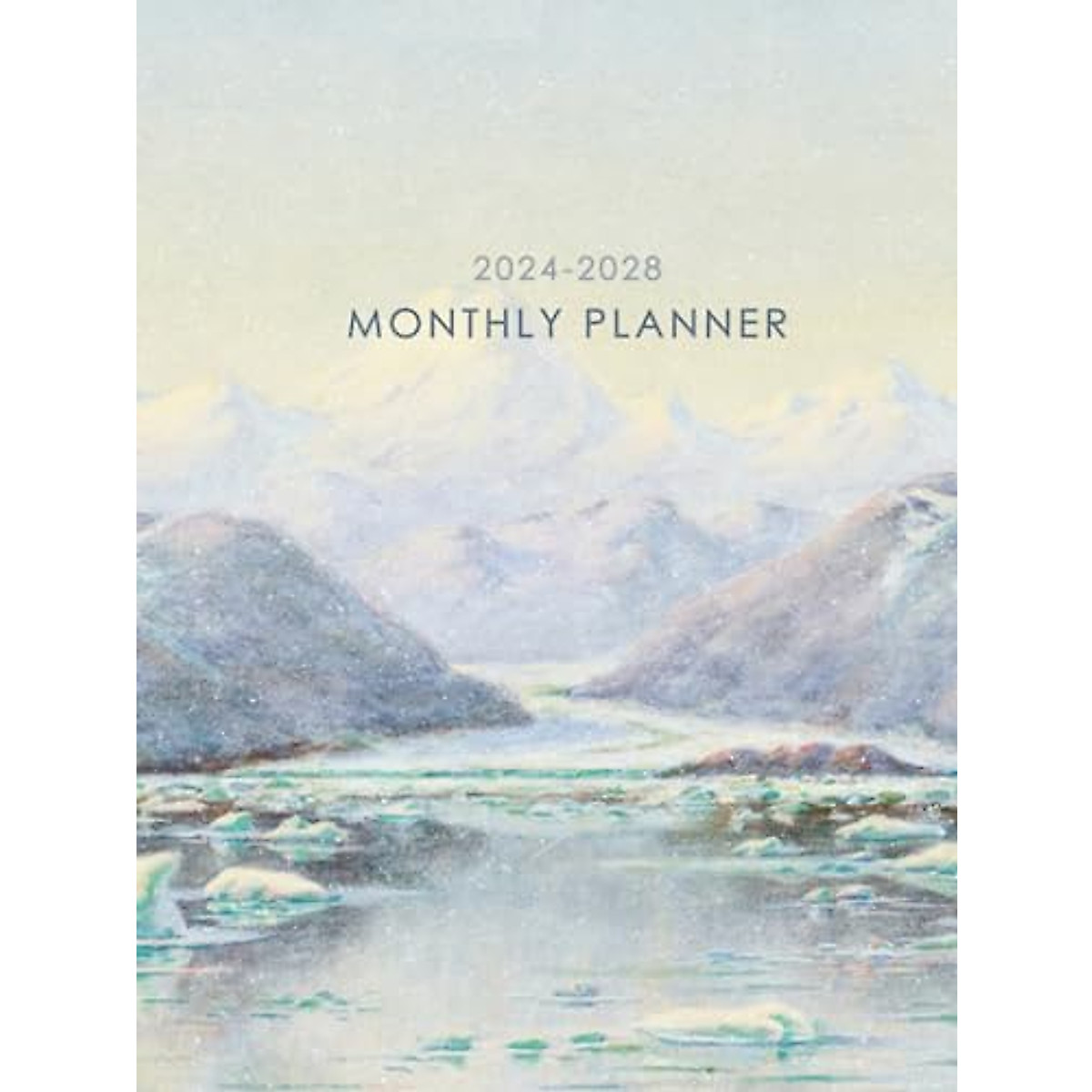 2024-2028: Monthly Planner Five Years Agenda & Organizer from January 2024 to December 2028 Watercolor HardCover