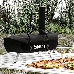 Shikha ooni Karu 12 Carry Cover Pizza Oven Cover Pizza Oven Cove Waterproof 600D Pizza Oven Carry Cover Accessories Cover for Gas Pizza Oven