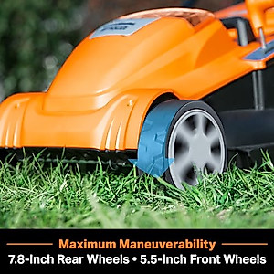 LawnMaster CLMF4817E 48V MAX* Brushless Mower with 2X24V MAX* 4.0Ah Battery and a Dual Charger