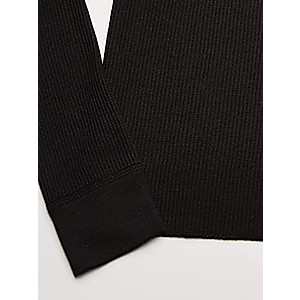 Fruit of the Loom boys Premium Thermal Waffle Underwear Base Layer Set, Black, 10 12 US