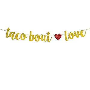 Taco bout Love Party Banner,Bachelorette Party Sign,Engagement,Wedding, Bridal Shower Party Decorations.