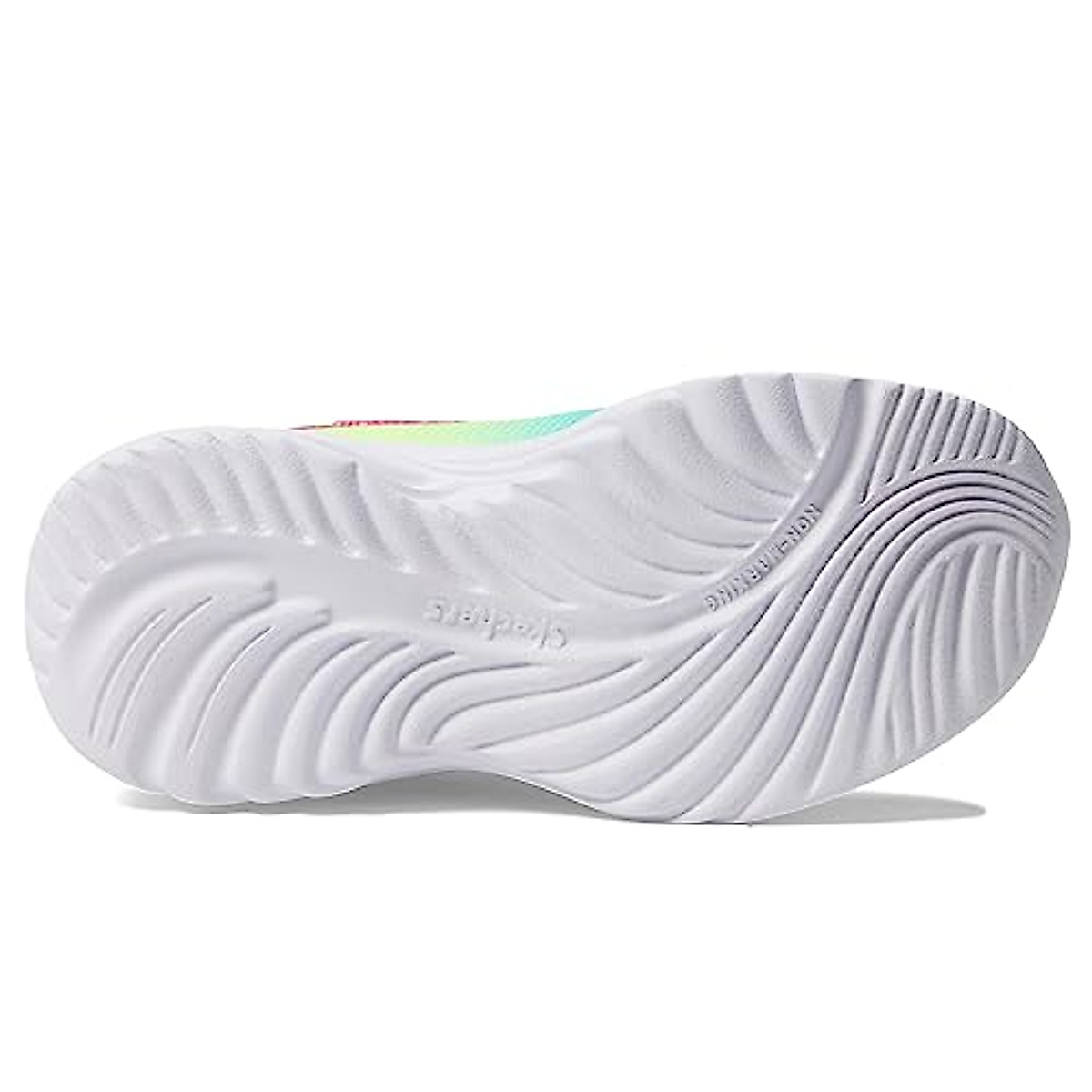 Skechers Kids Girls Dreamy Dancer-Ultra Rainbow Sneaker, Lavender/Multi, 2 Little Kid