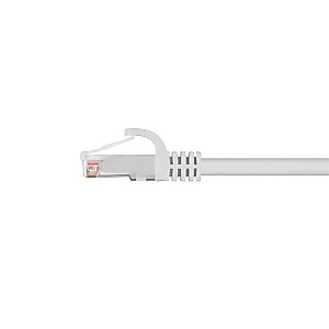 Monoprice Cat6 5ft White Patch Cable UTP 24AWG 550MHz Pure Bare Copper Snagless RJ45 Flexboot Series Ethernet Cable