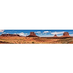 Carolina Custom Cages Reptile Habitat Background; Monument Valley Panorama, for 48Lx18Wx18H Terrarium, 3-Sided Wraparound