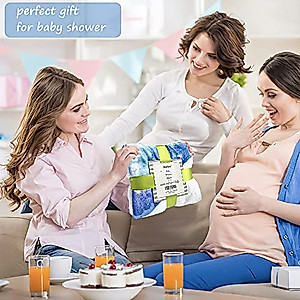 Kmivo Baby Monthly Milestone Blanket for Baby Boy, Baby Photo Blanket for Newborn Baby Shower, Monthly Blanket for Baby Pictures, Capture Baby Growth and milestones,Large 60"x40"