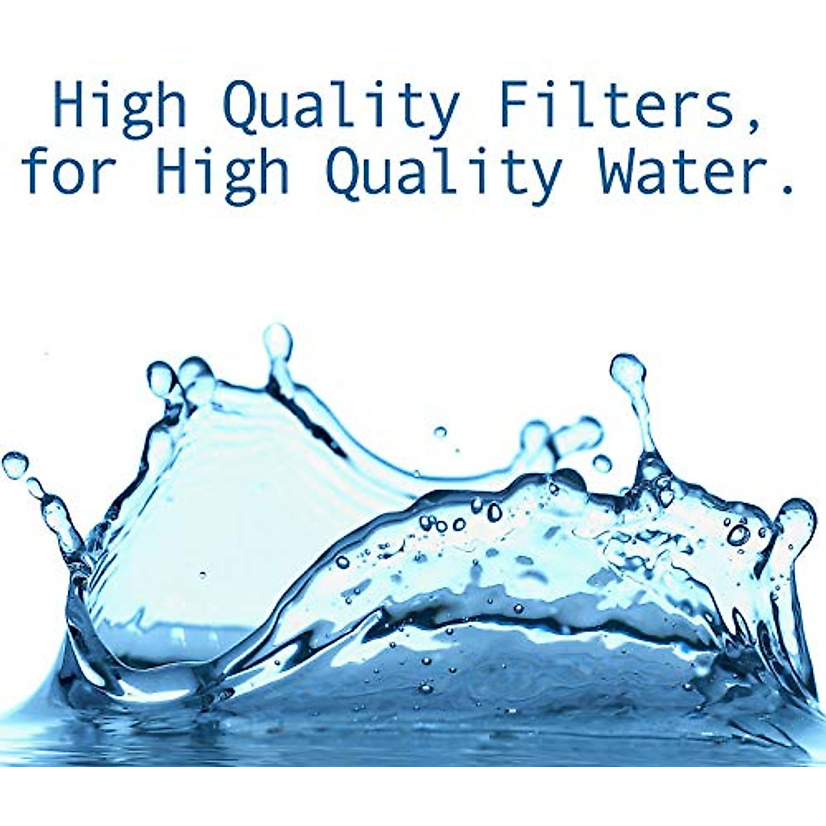 8-Pack of Baleen Filters 10" x 4.5" 1 Micron Pleated Sediment Filter Cartridge Replacement for HDX SPC-45-1001, Watts FM-BB-10-1, Pentek S1-BB