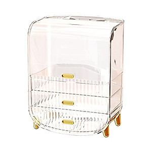 YYDEDIAN Cosmetic Organizer Skincare Desktop Shelf Dressing Table Mask Organizer Large Capacity