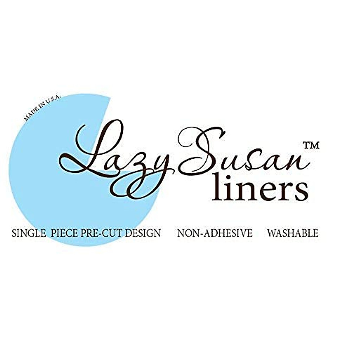 Lazy Super Susan Shelf Liner for Cabinet 31"