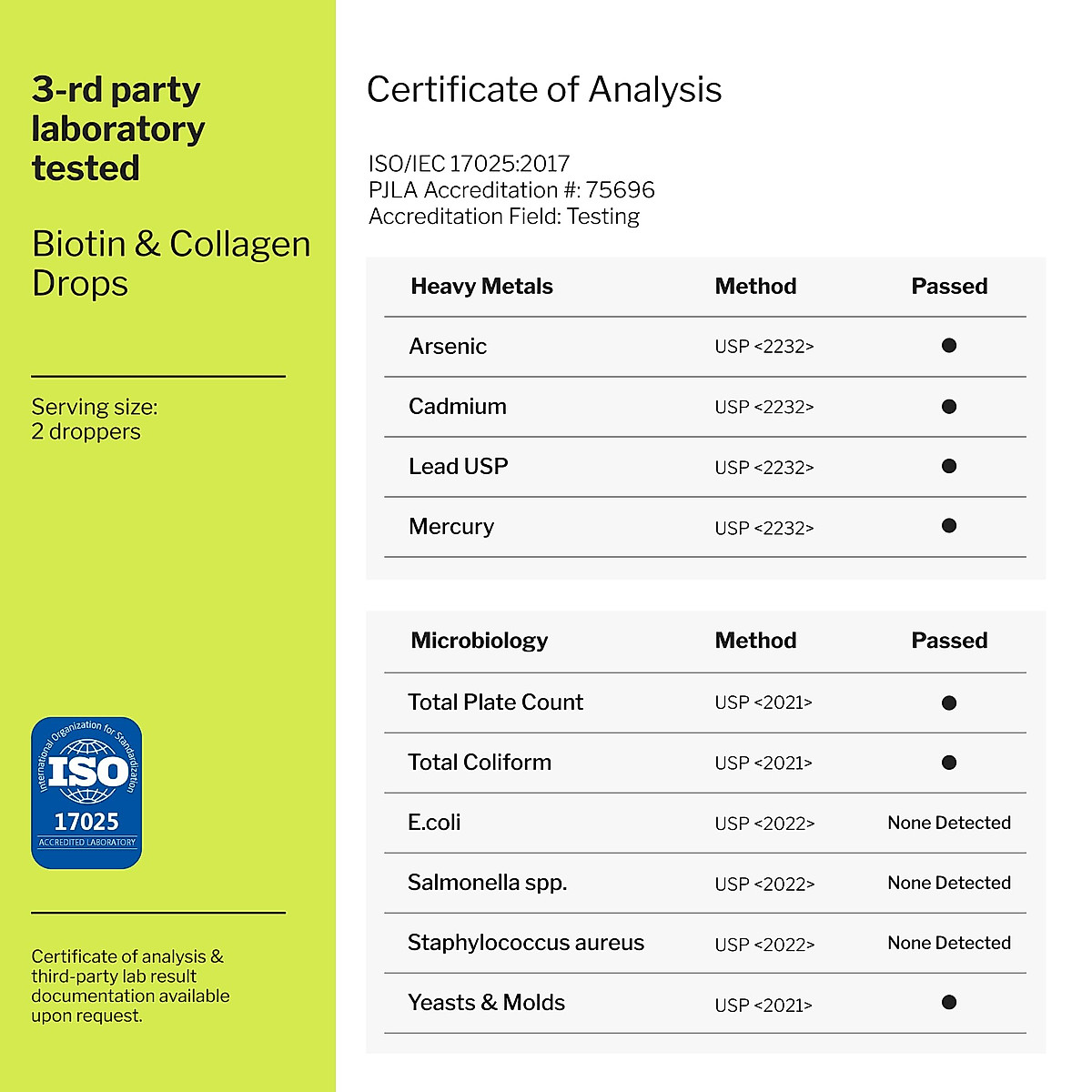 Liquid Collagen & Biotin Supplements for Hair Growth - Biotin 10000mcg Collagen Peptides 20000mcg Drops - Hair Vitamins for Hair Loss for Women & Men, Skin and Nail Strengthener - Made in USA, 2 floz