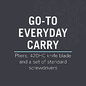 LEATHERMAN, Bond Multitool, Stainless Steel EDC Tool with 420HC Blade and Nylon Sheath