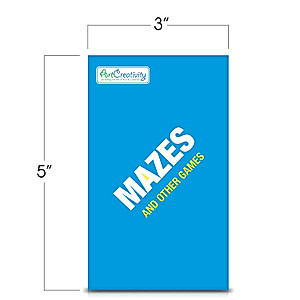 ArtCreativity Mini Activity Books for Kids - Set of 12-30 Paged Assorted Workbook Pads - Fun Road Trip Travel Games and Activities - Educational Party Favors and Stocking Stuffers for Boys & Girls